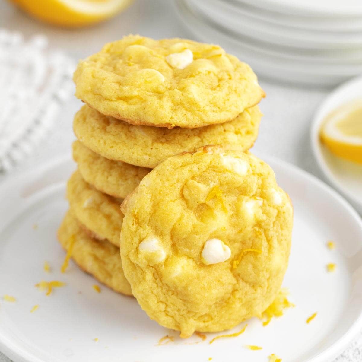 Lemon Pudding Cookies - Retro Recipe Box
