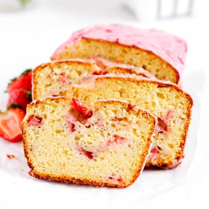 Strawberry Loaf Cake - Retro Recipe Box