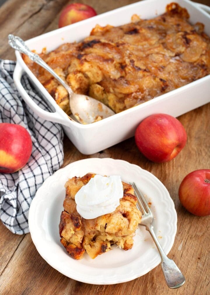 Apple Cinnamon Roll Casserole - Retro Recipe Box