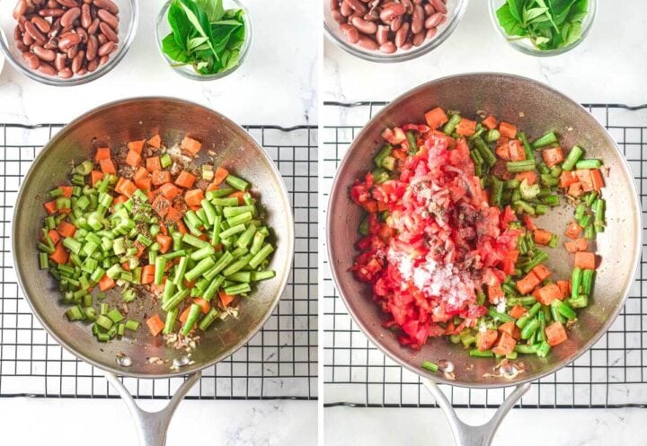 Easy Minestrone Soup - Retro Recipe Box