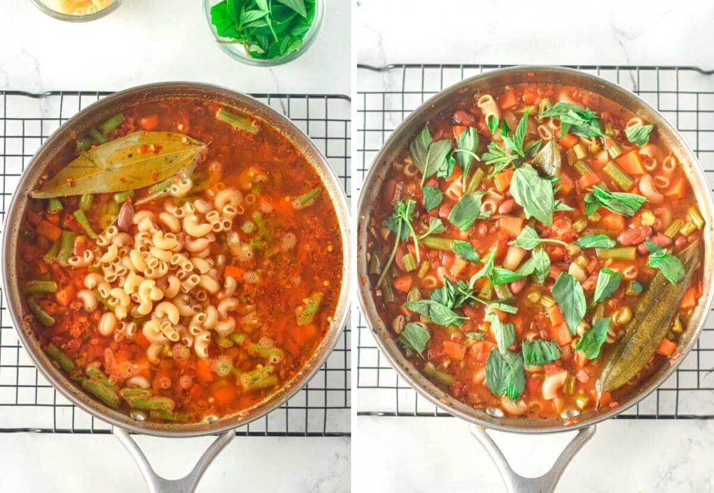 Easy Minestrone Soup - Retro Recipe Box