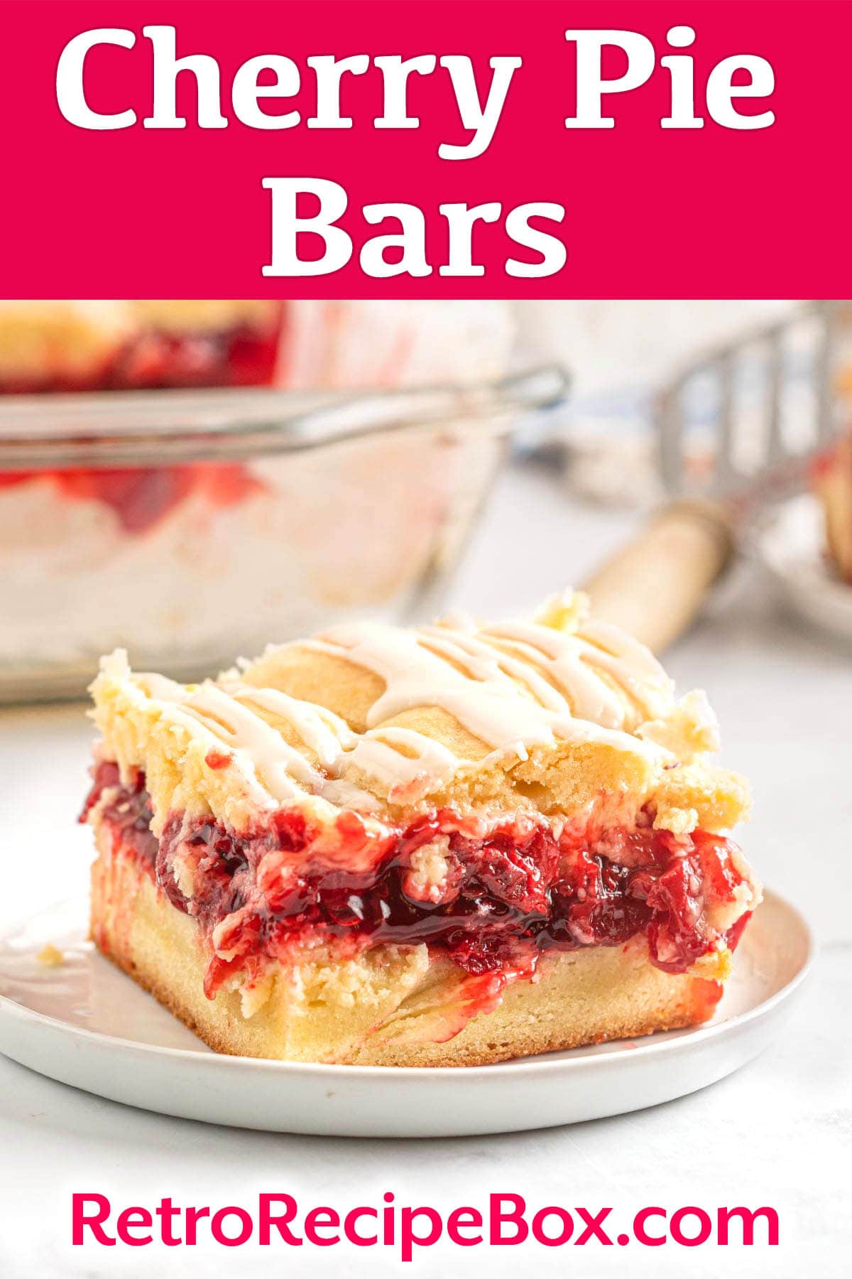 Cherry Pie Bars - Retro Recipe Box