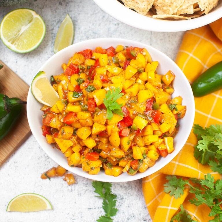 Fresh Mango Salsa - Retro Recipe Box